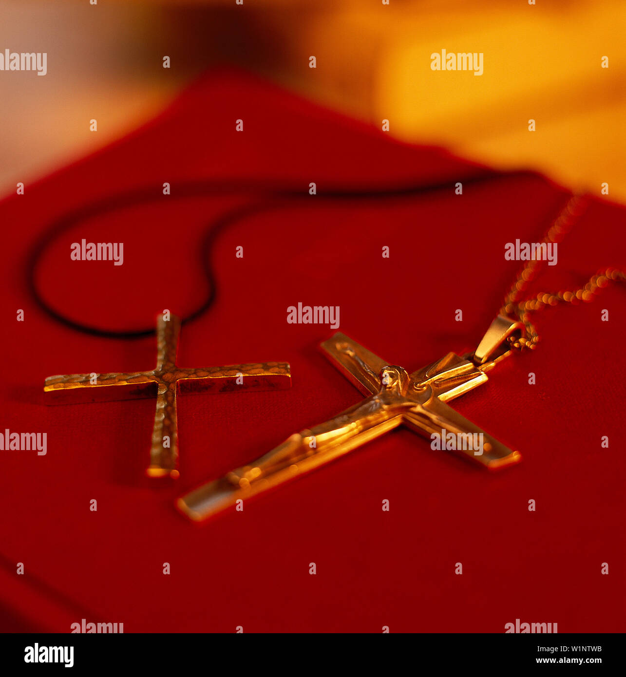 Holy cross on bible, Symbols Stock Photo - Alamy