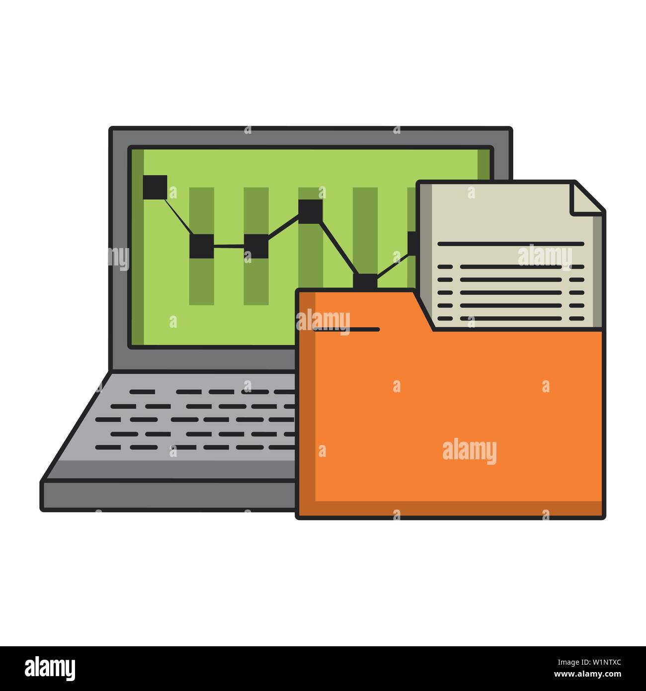 Online stock market investment symbols Stock Vector Image & Art - Alamy