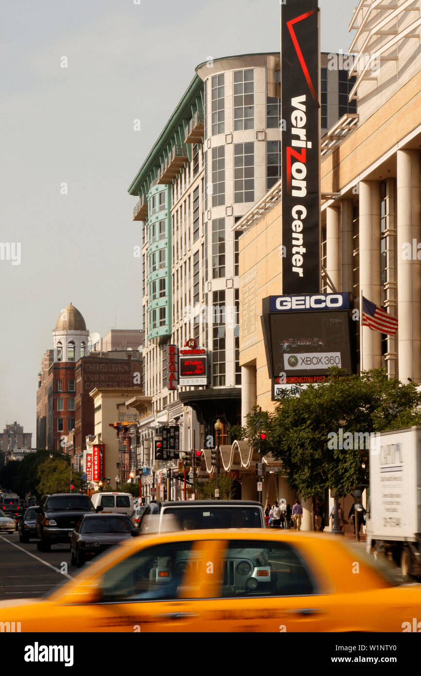 Downtown, a shopping mall in Washington DC, United States, USA Stock ...