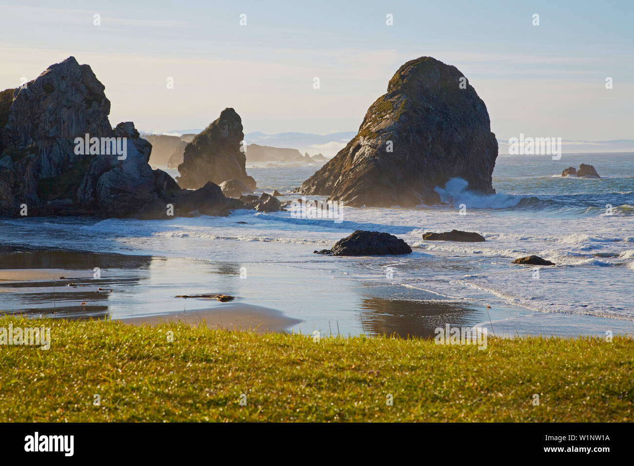 Pacific near Brookings , Harris Beach State Recreation Area , Oregon ...