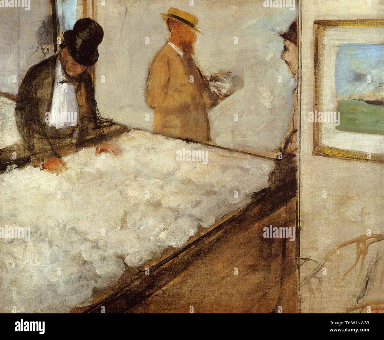 Edgar Degas - Cotton Merchants New Orleans 1873 Stock Photo - Alamy