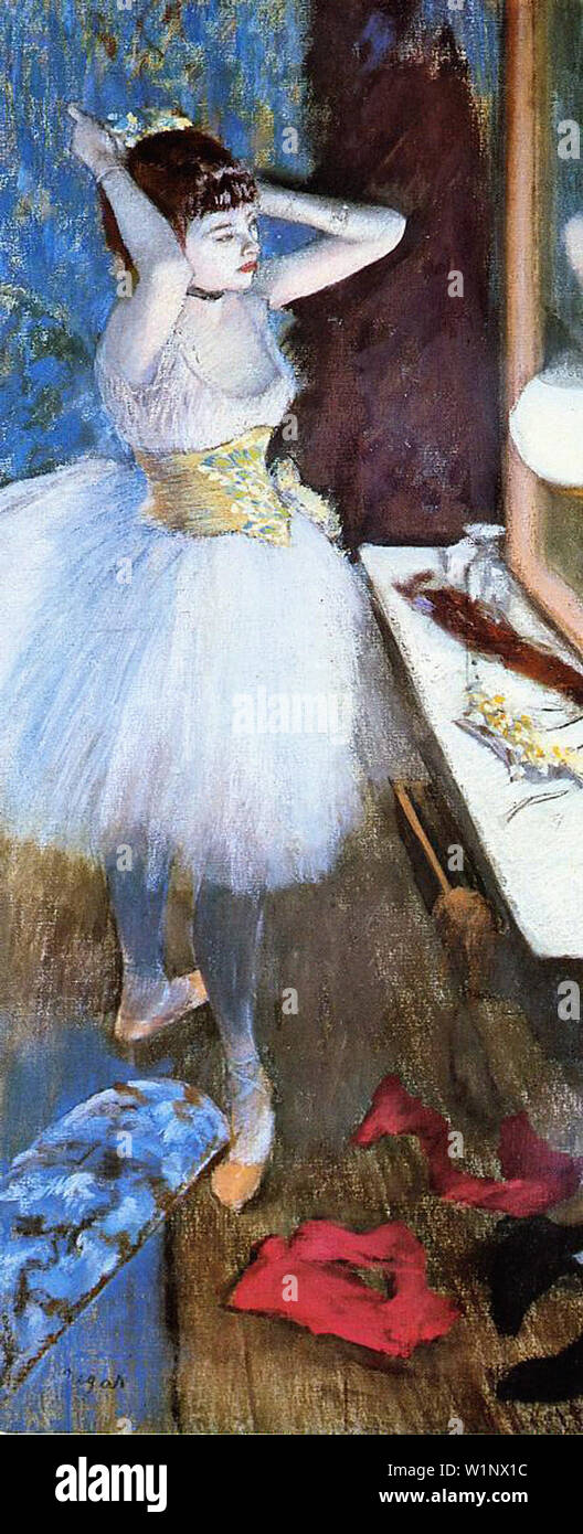 Edgar Degas - Dancer Her Dressing Room C 1879 Stock Photo - Alamy
