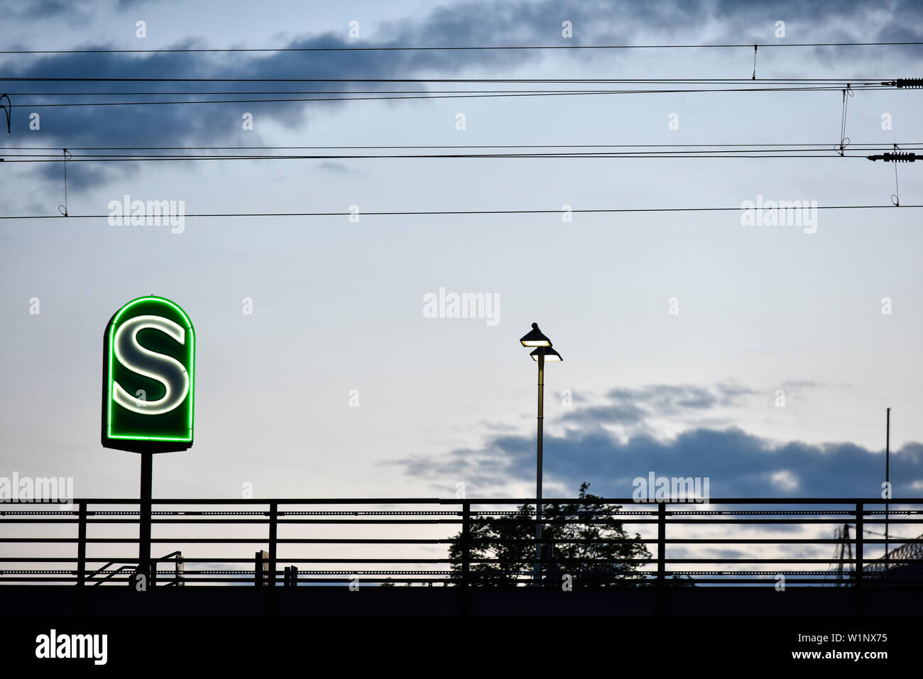 Subway sign in Berlin, Germany Stock Photo - Alamy