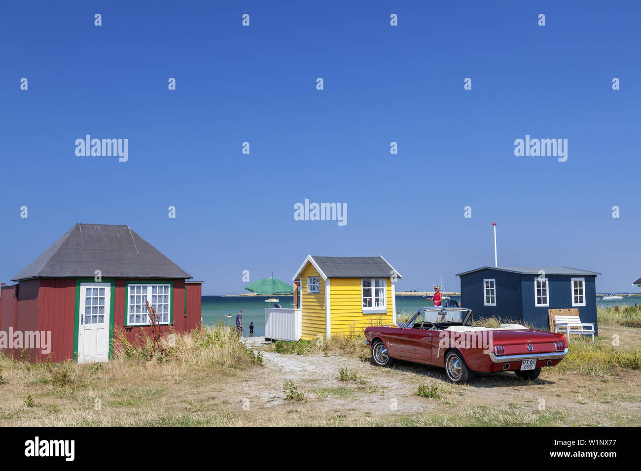 Denmark aero island aeroskobing beach hi-res stock photography and ...
