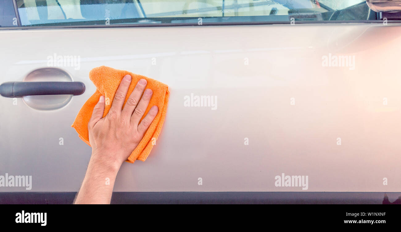 Hand Holding Sponge Washing Car High Resolution Stock Photography and ...