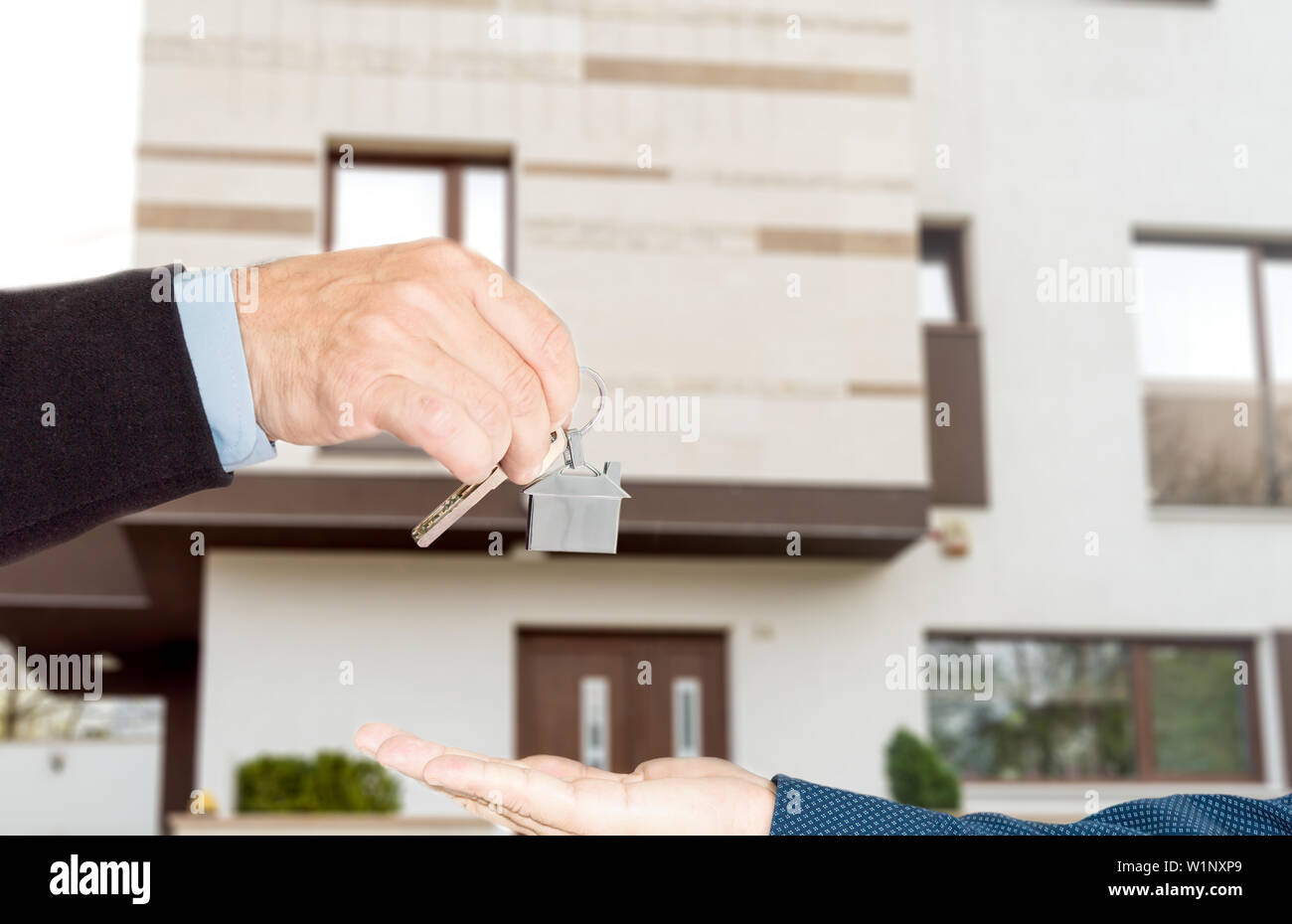 Handing over the apartment hi-res stock photography and images - Alamy