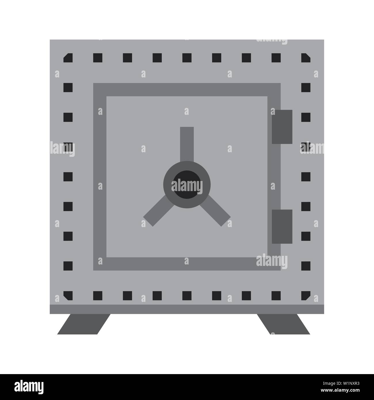 Strongbox money savings security symbol Stock Vector Image & Art - Alamy