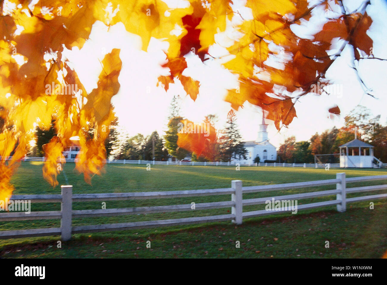 Craftsbury Common, Vermont USA Stock Photo - Alamy