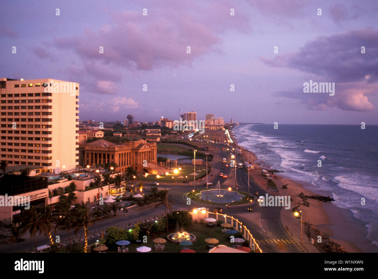 Galle Face Green Beach, Colombo Sri Lanka Stock Photo - Alamy