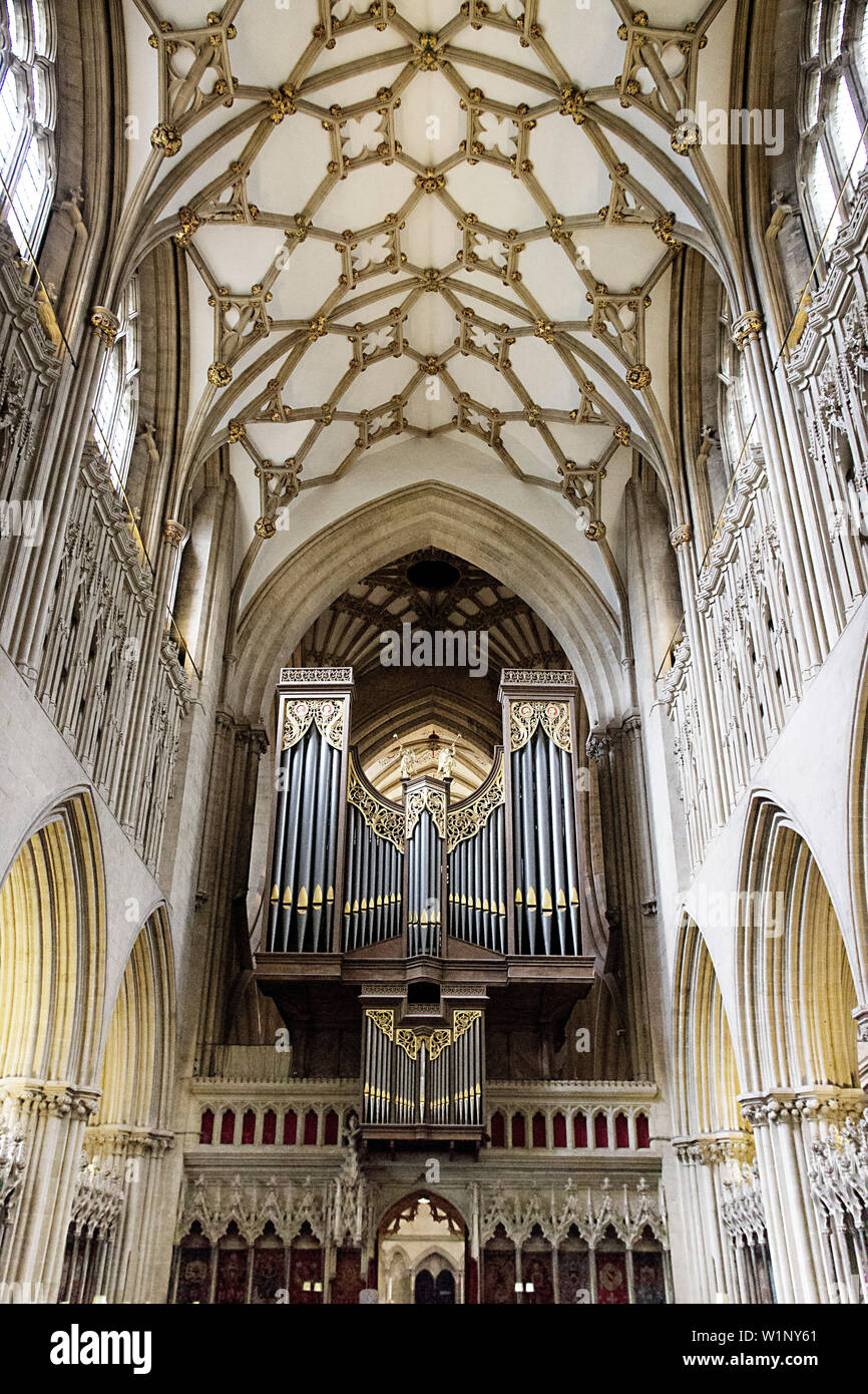 Wells Cathedral, mostly Early English Gothic architecture from late ...