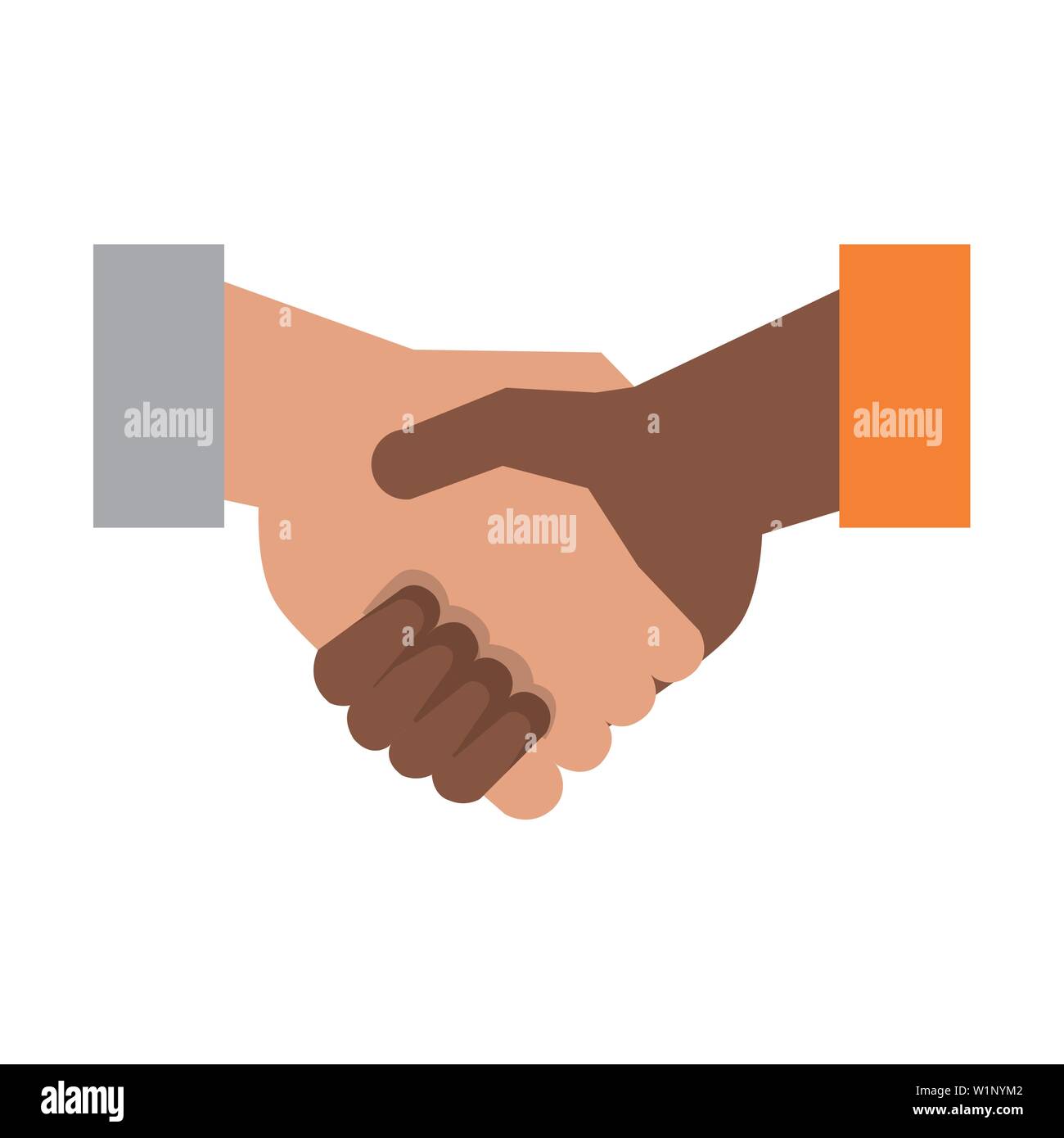 Handshake business deal symbol isolated Stock Vector Image & Art - Alamy