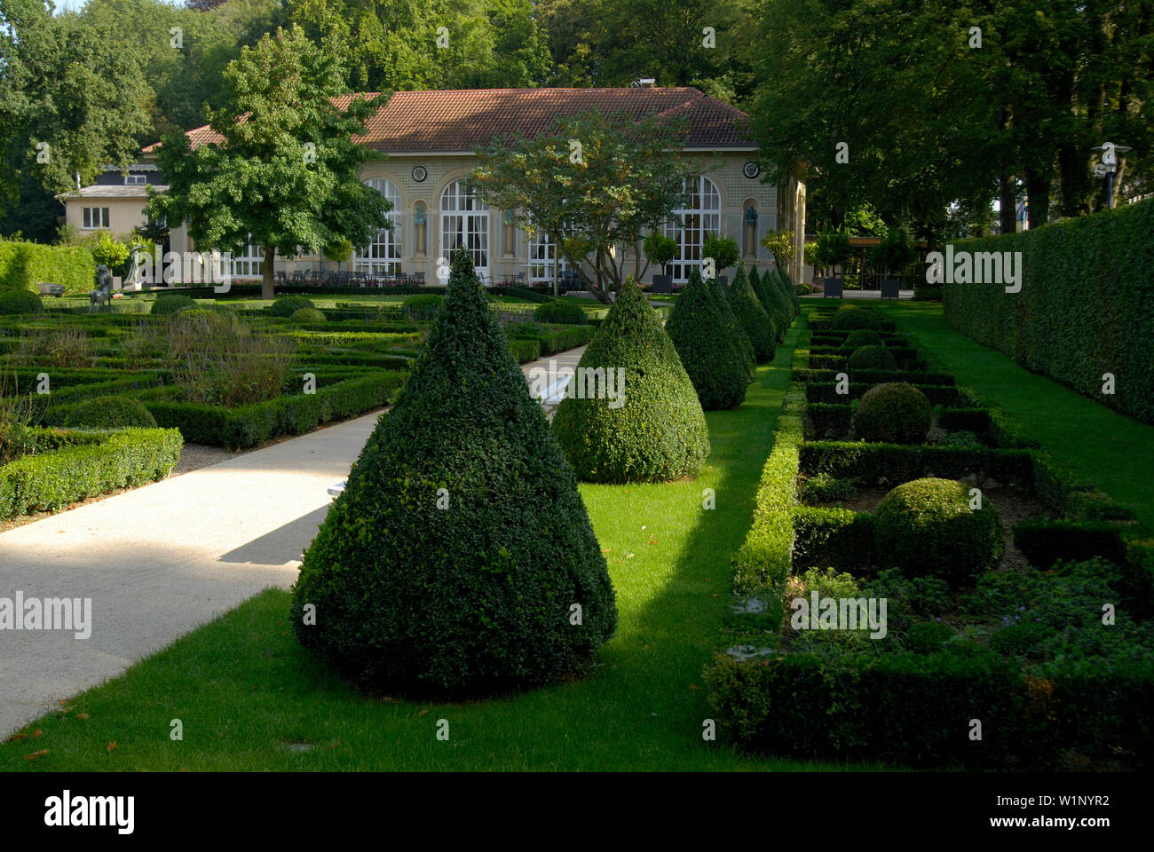 Mondorf les Bains, spa gardens, Luxembourg, Europe Stock Photo - Alamy