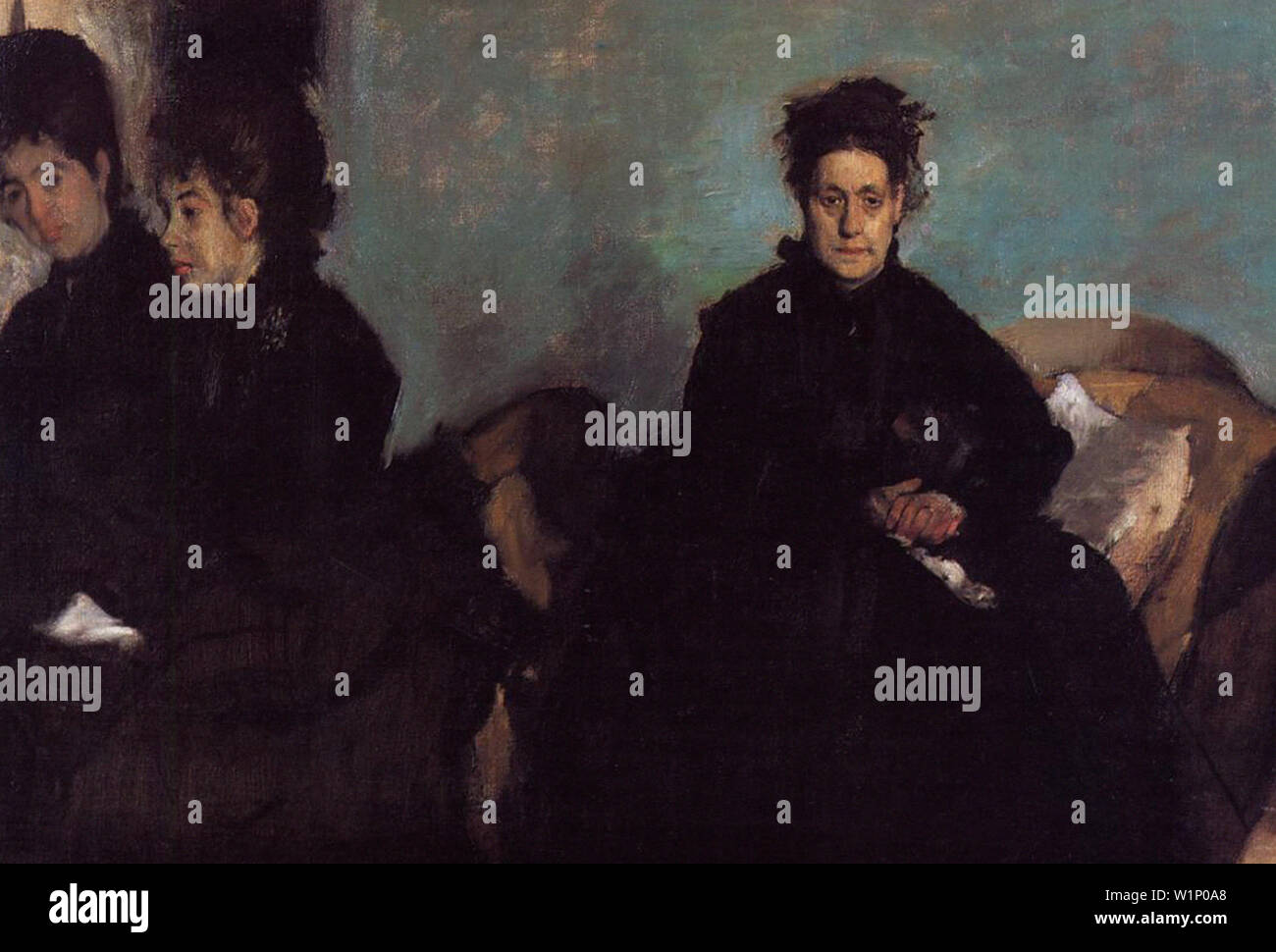 Edgar Degas - Duchess De Montejasi Her Daughters Elen Camilla C 1876 ...