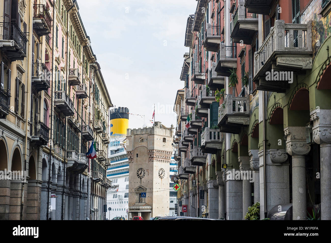 Savona, Province of Savona, Riviera di Ponente, Liguria, Italy Stock ...