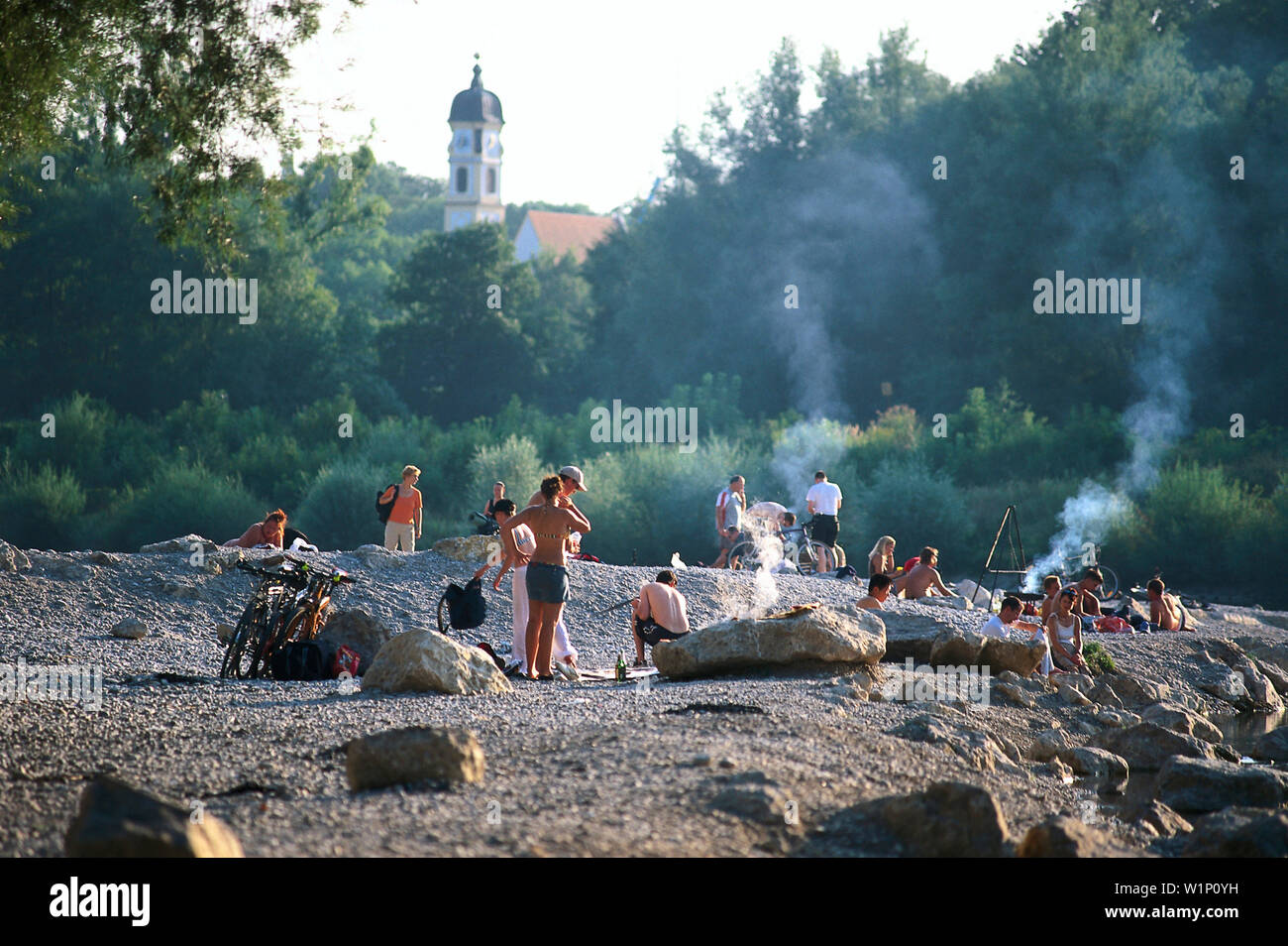 Flaucher at isar river hi-res stock photography and images - Alamy