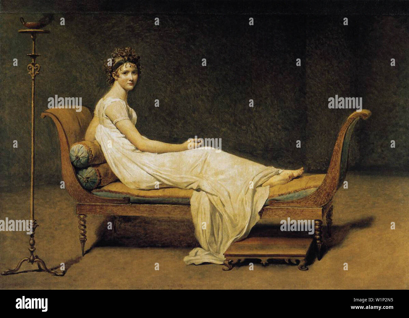 Jacques-Louis David - Madame Recamier 1800 Stock Photo - Alamy