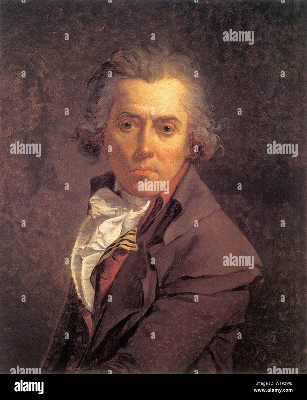Jacques-Louis David - Self Portrait 1791 Stock Photo - Alamy