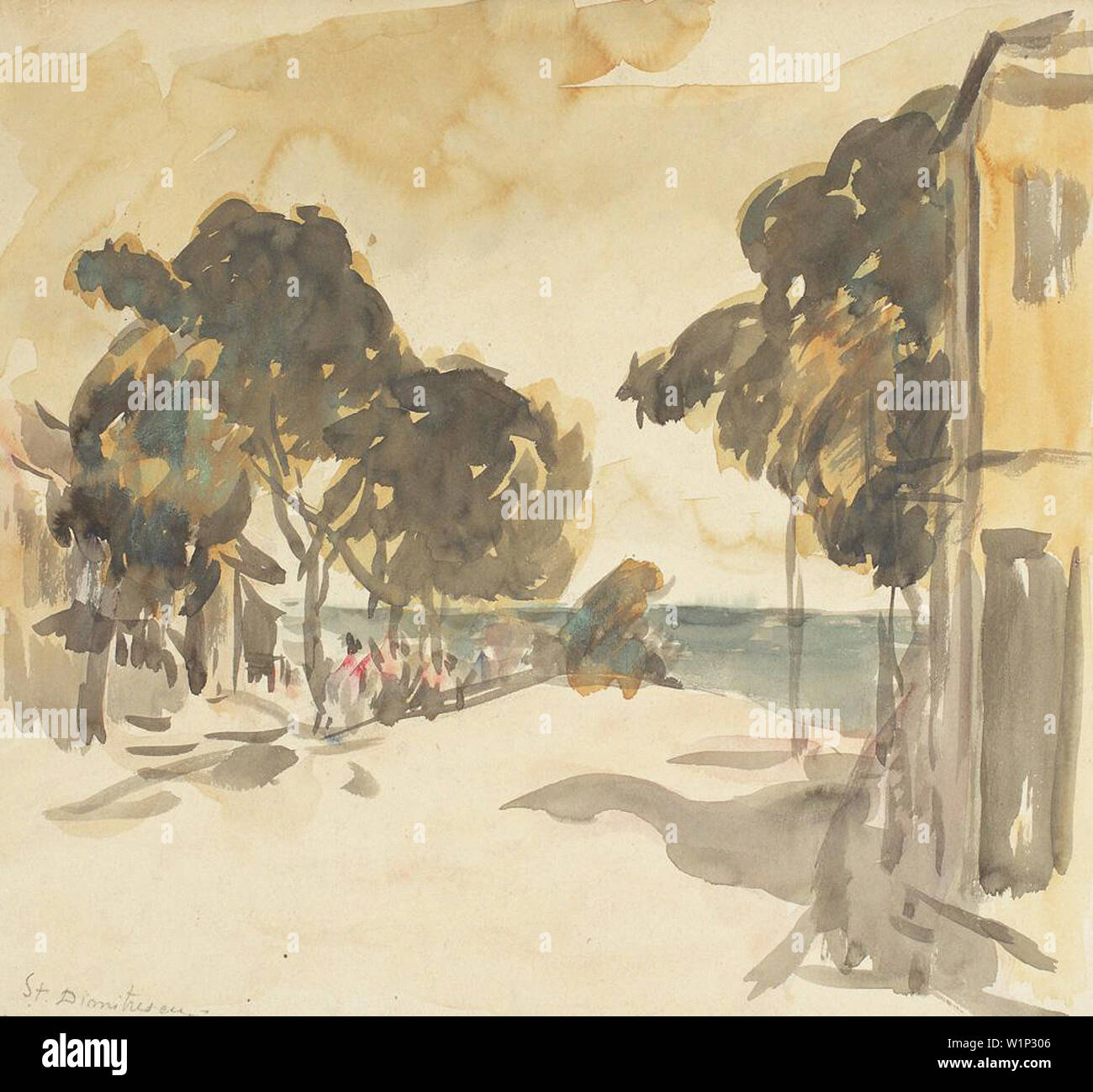 Ștefan Dimitrescu - Balchik Corner 1926 Stock Photo - Alamy