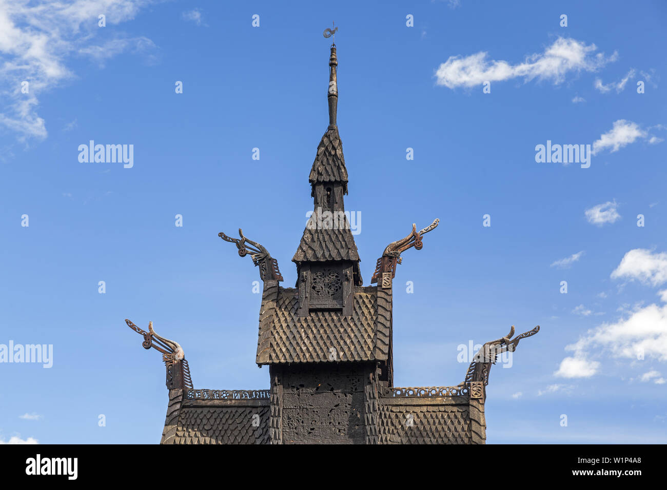 Stave roof borgund stave church hi-res stock photography and images - Alamy