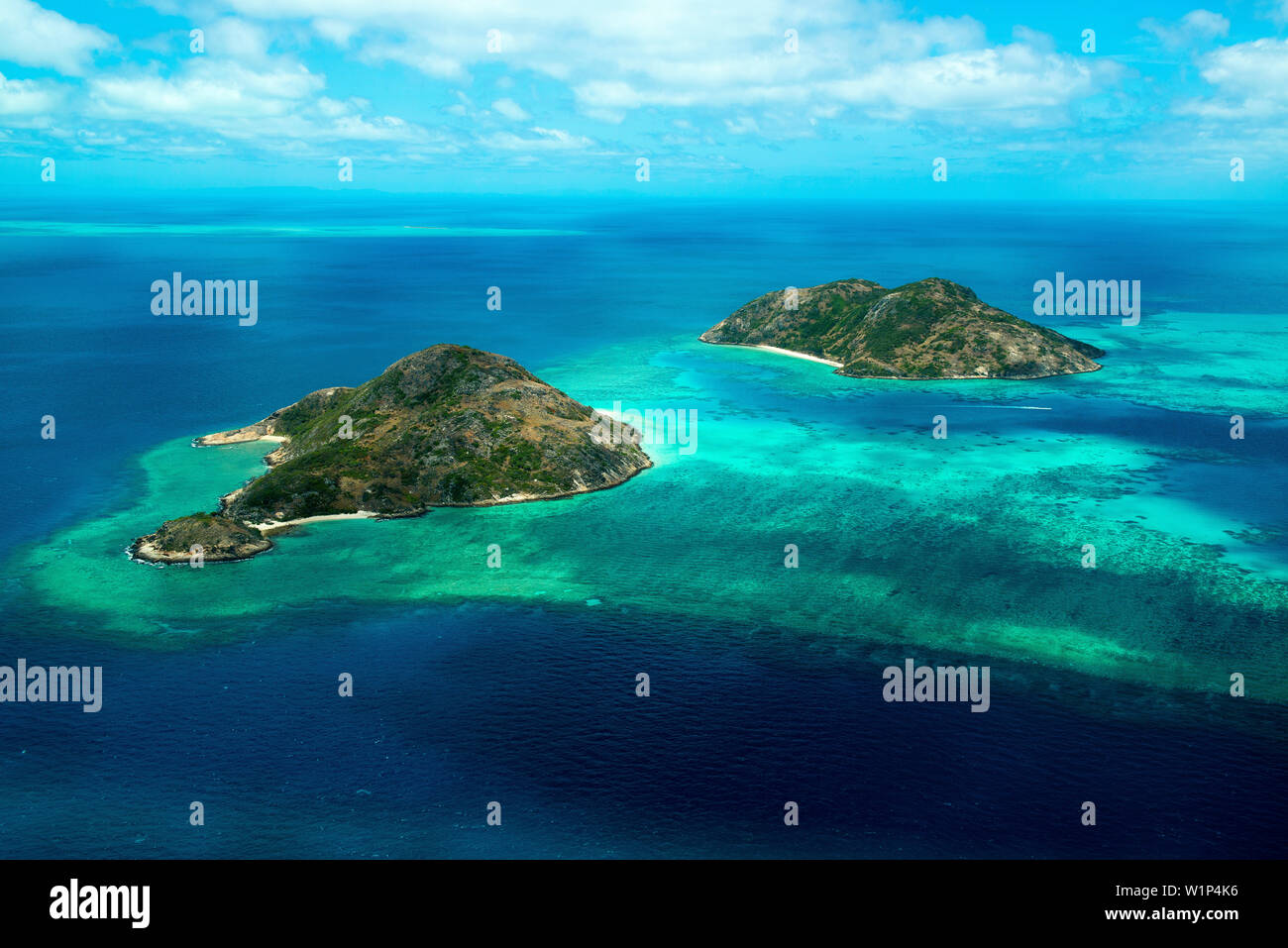 The Blue Lagoon in the Lizard Island group Stock Photo - Alamy