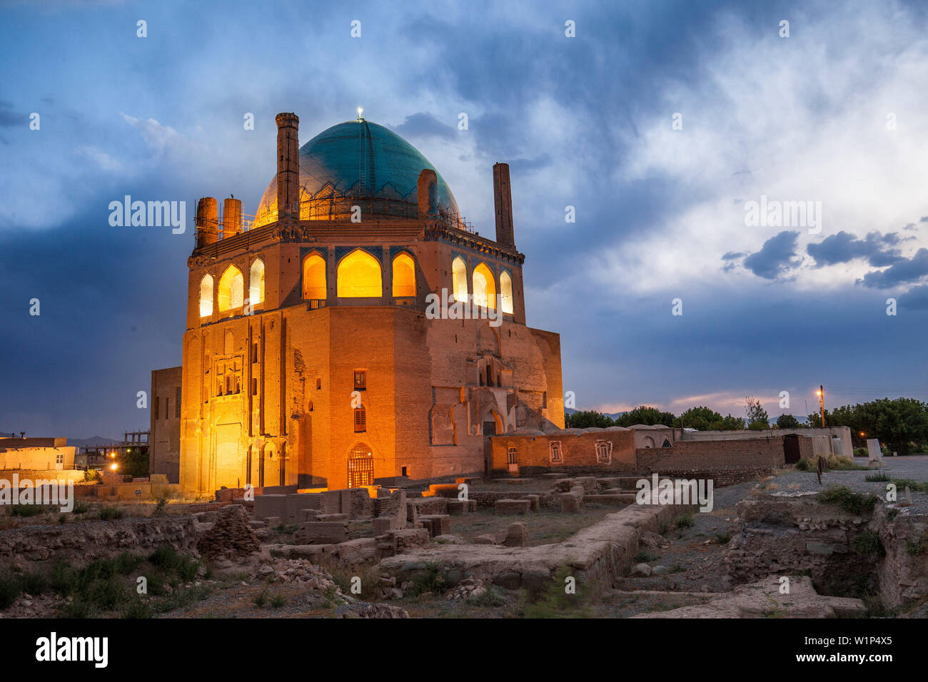 Dome of Soltaniyeh, Iran, Asia Stock Photo - Alamy