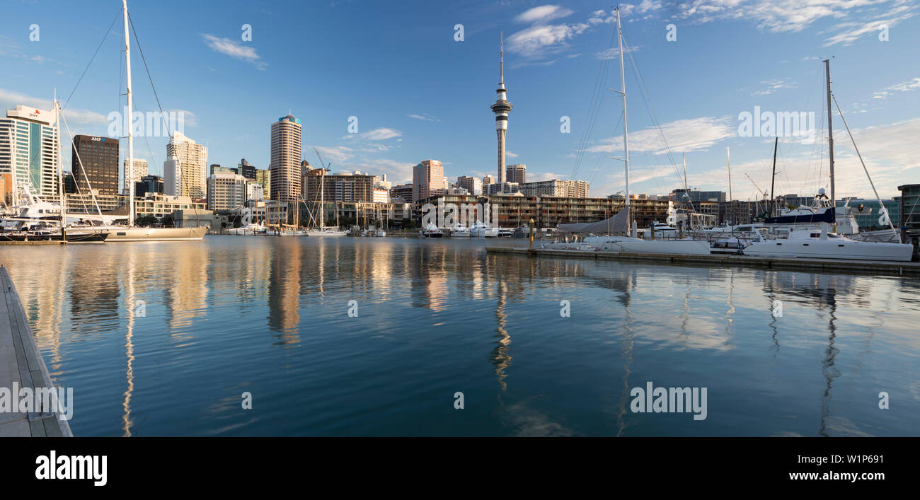 Wynyard Quarter, Auckland, North Island, New Zealand, Oceania Stock ...