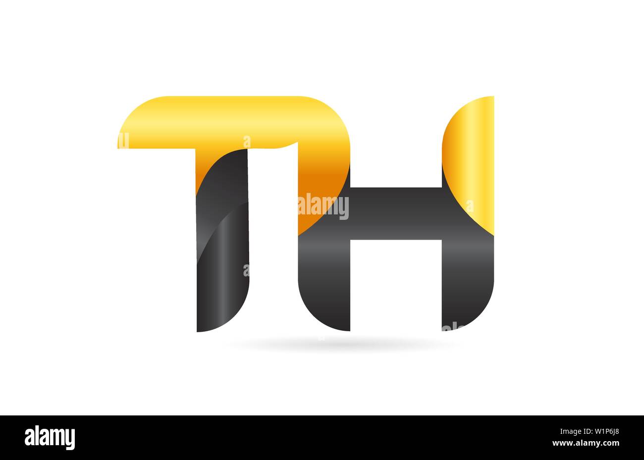 Th alphabet Stock Vector Images - Alamy