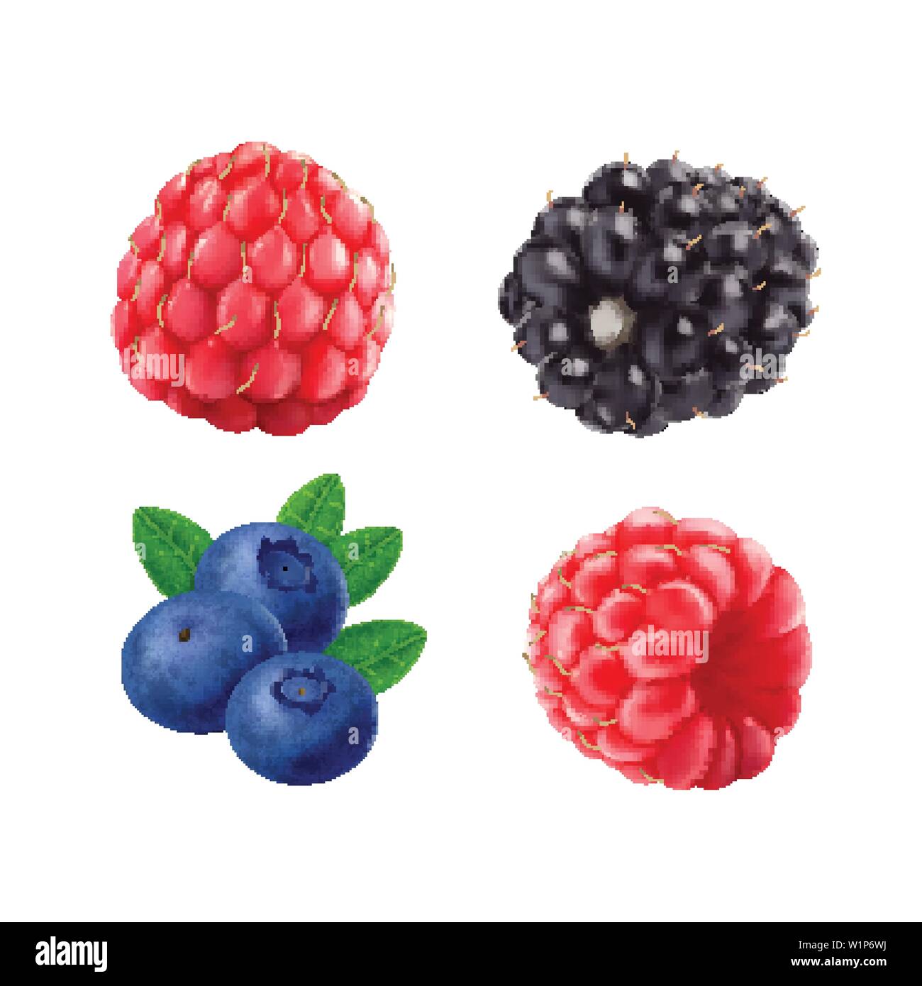 Photo realistic illustration grid Cut Out Stock Images & Pictures - Alamy