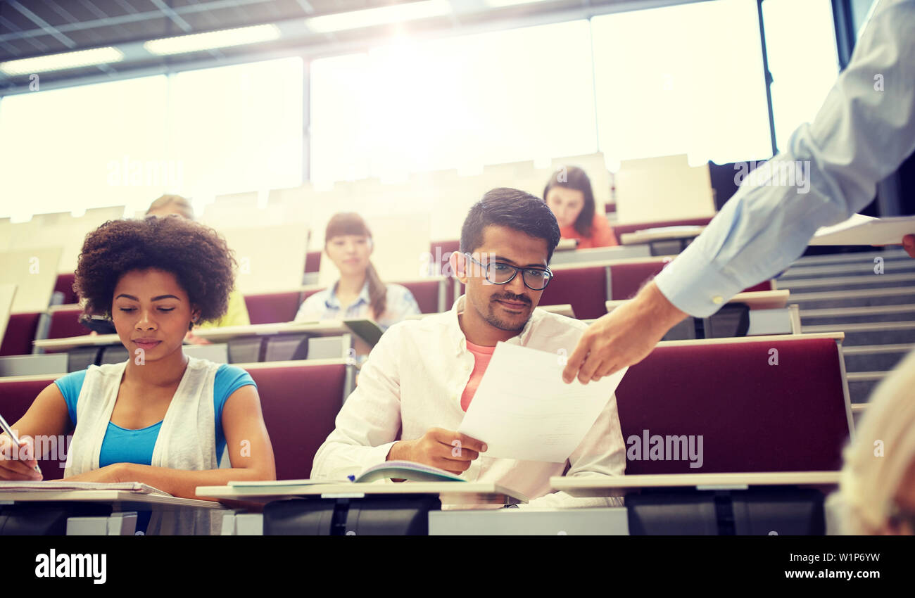 Multiethnic students taking test hi-res stock photography and images ...
