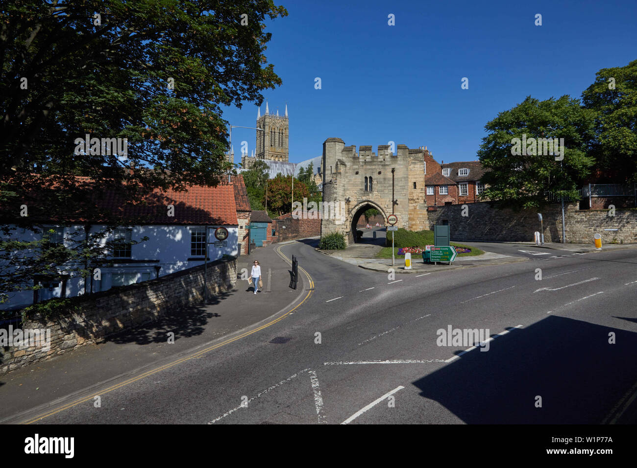 Roman lincoln hi-res stock photography and images - Alamy
