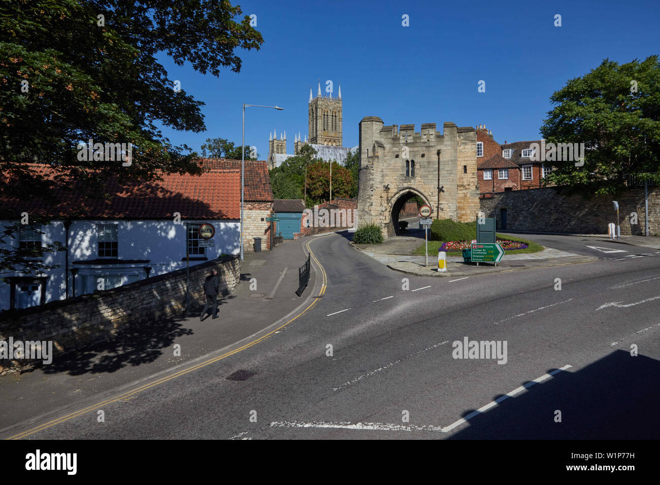 Pottergate arch hi-res stock photography and images - Alamy