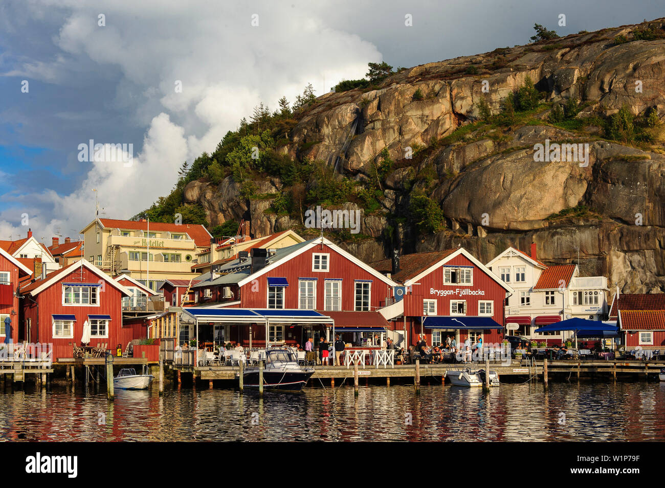 Tourist and fishing village, Fjällbacka, Bohuslän, Sweden Stock Photo - Alamy
