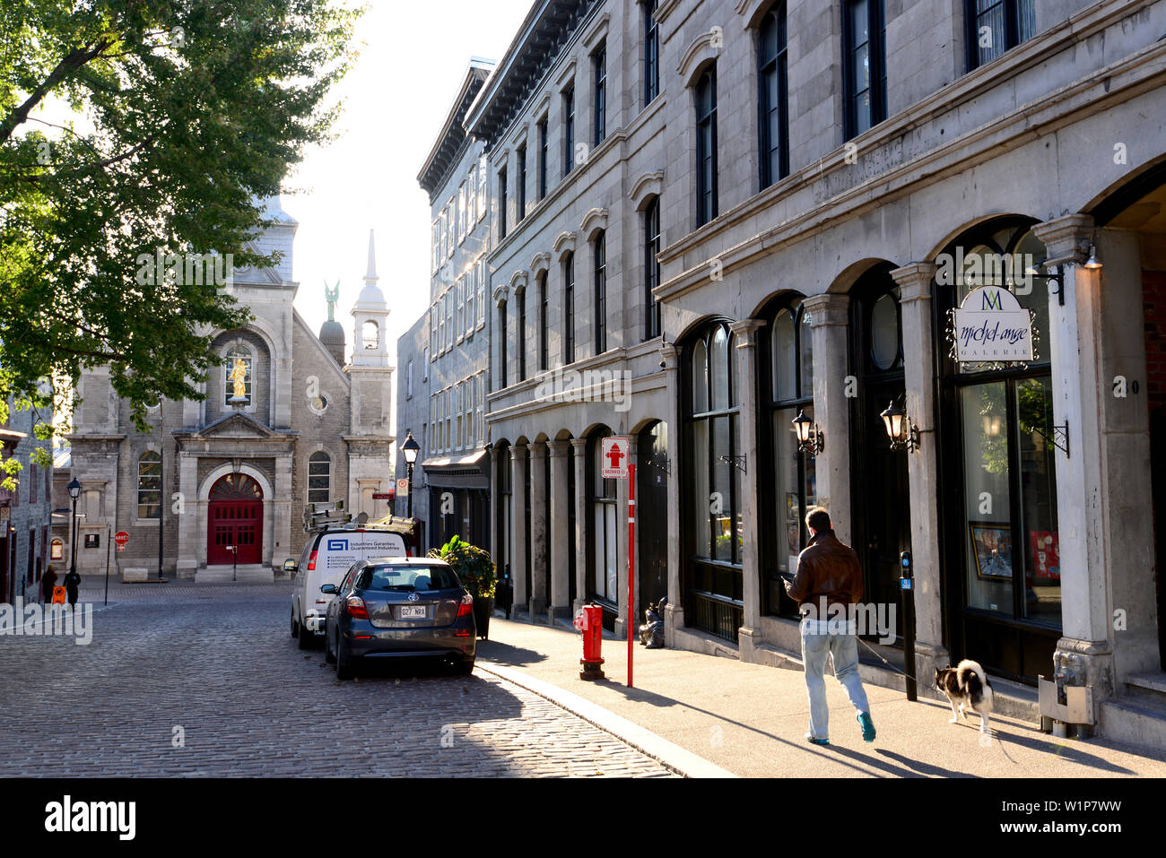 At Chapelle Notre-Dame-de-Bon-Secours, Montreal, Quebec, Canada Stock ...