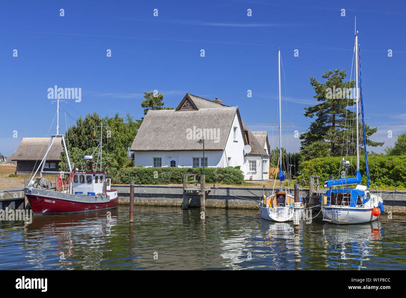 House Northern Germany Thatch Roof High Resolution Stock Photography ...