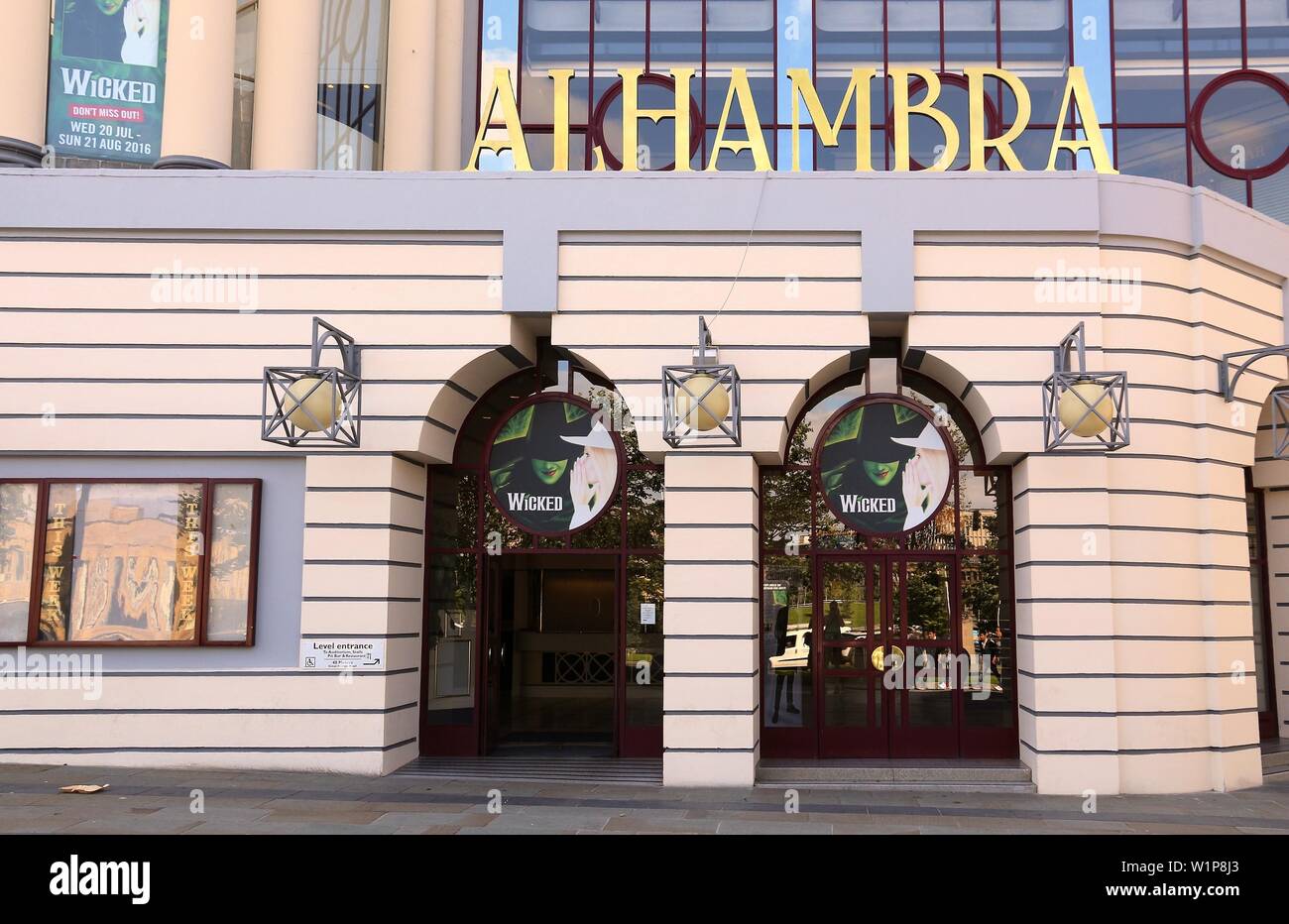 BRADFORD, UK - JULY 11, 2016: Alhambra theatre in Bradford, UK. The ...