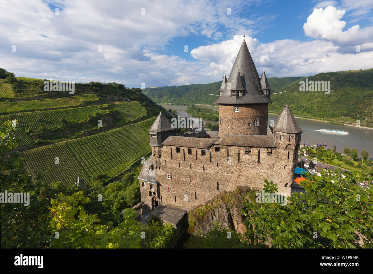 Stahleck castle bacharach hi-res stock photography and images - Alamy
