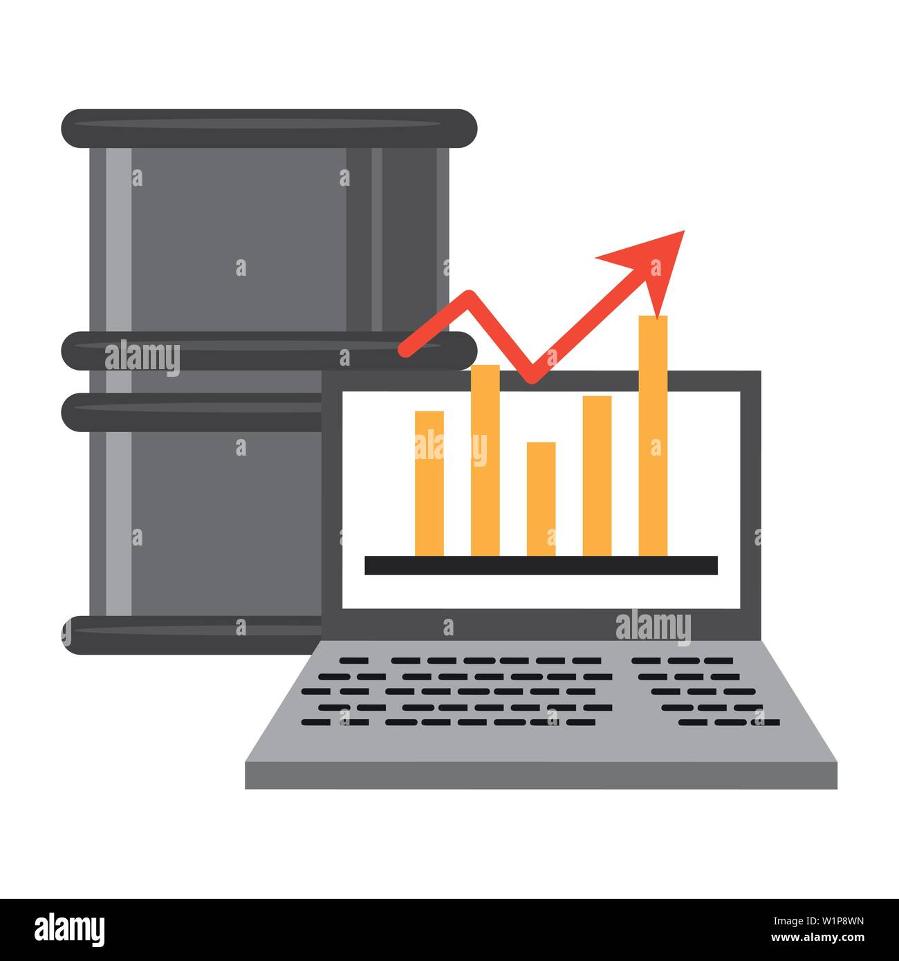 Online stock market investment symbols Stock Vector Image & Art - Alamy