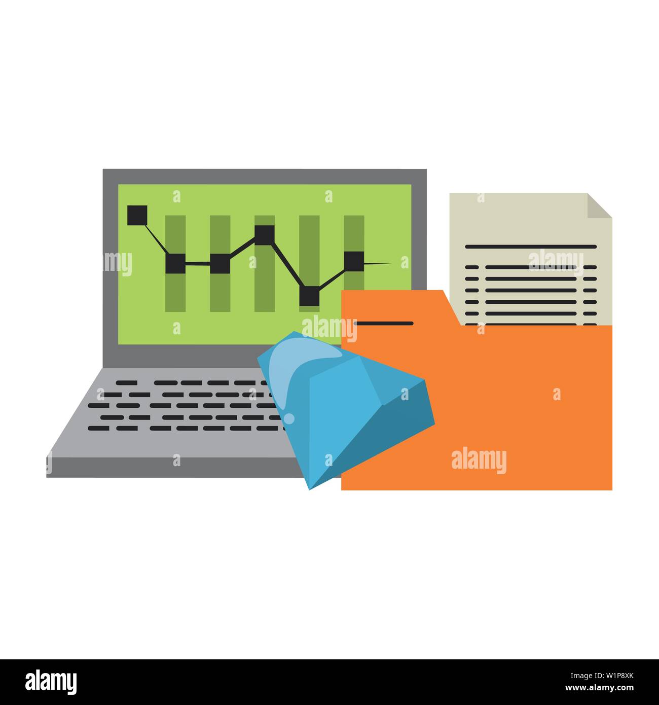Online stock market investment symbols Stock Vector Image & Art - Alamy