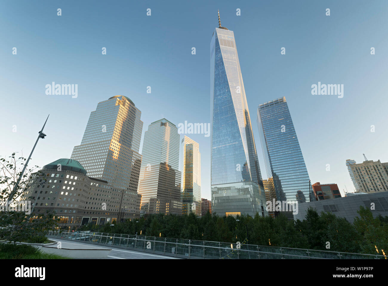 One World Trade Center, Liberty Park, Manhattan, New York City, USA ...