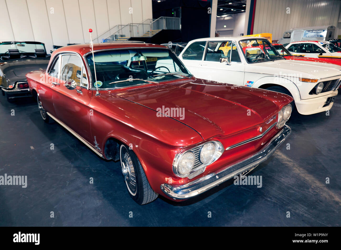A 1963, Chevrolet Corvair Monza Spyder, the first turbocharged ...