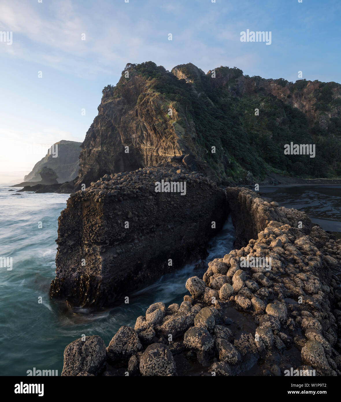 Coastal landscape, Karekare, Waitakere Ranges Regional Park, Auckland ...