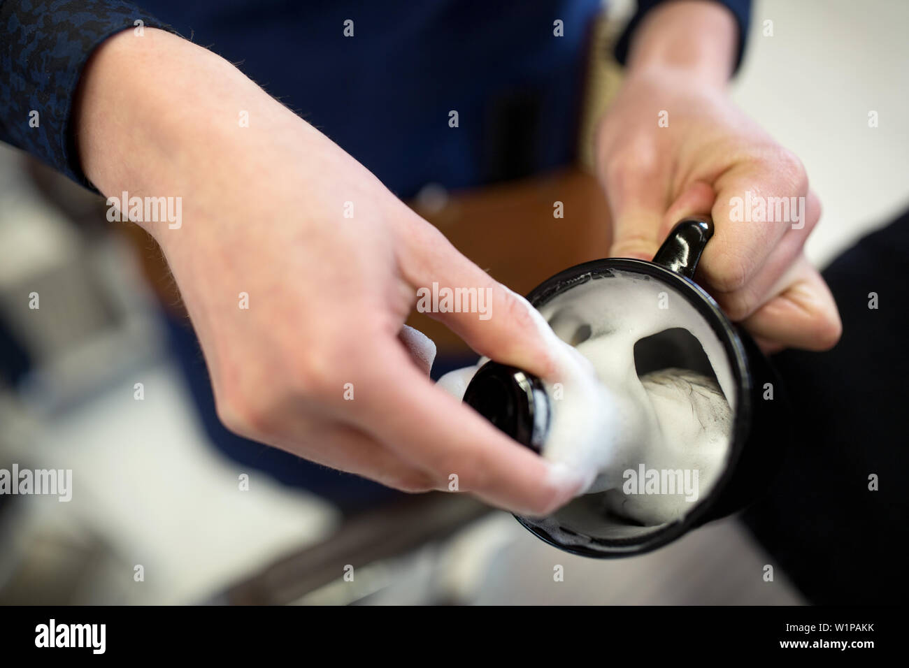 Shaving making hi-res stock photography and images - Alamy
