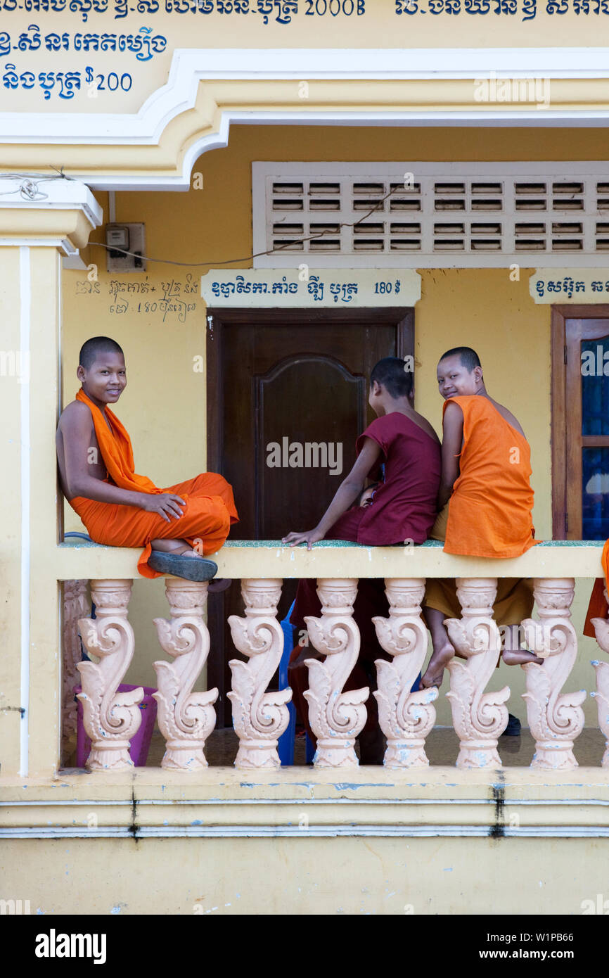 Buddhist Monk Sitting Side View High Resolution Stock Photography and ...