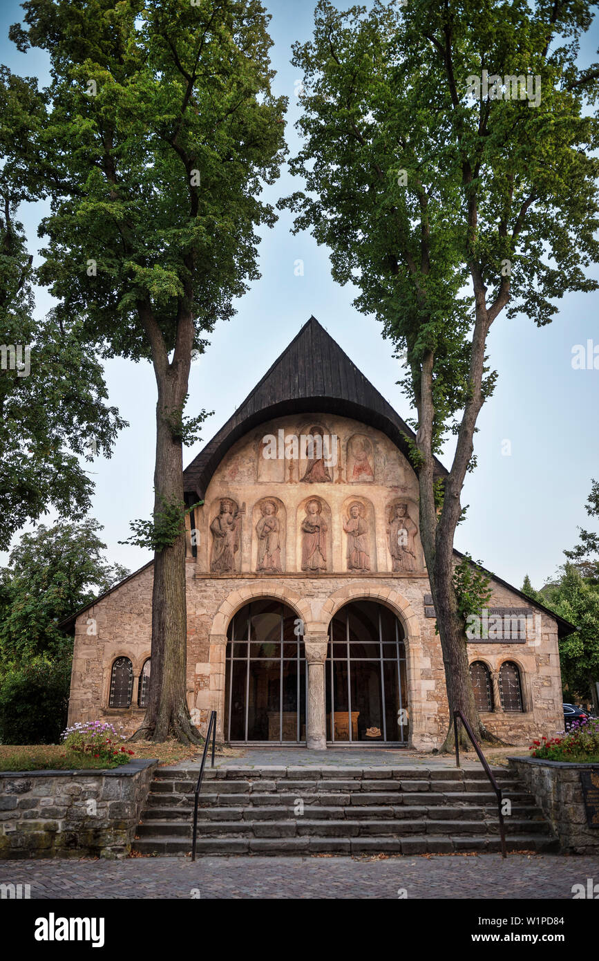 UNESCO World Heritage historic old town of Goslar, cathedral hall, Harz ...