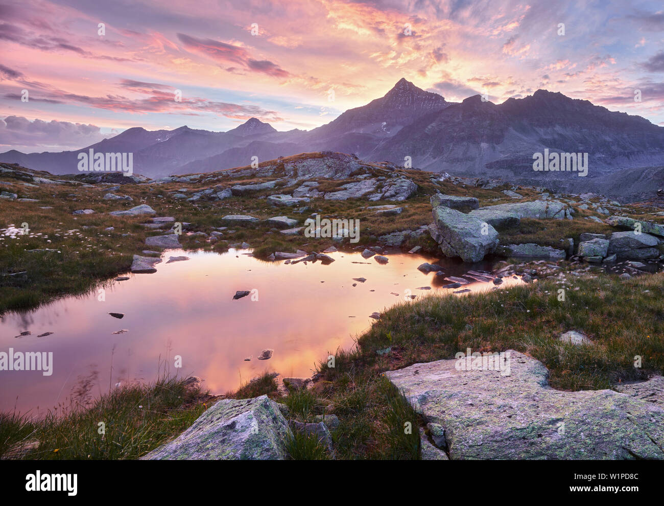 High-Iser, Glockner Group, Hohe Tauern National Park, Salzburg, Austria ...