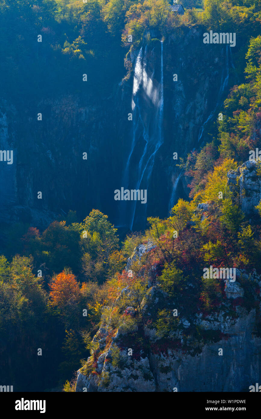 Plitvice lakes National Park, Lika region, Croacia, Europe Stock Photo ...