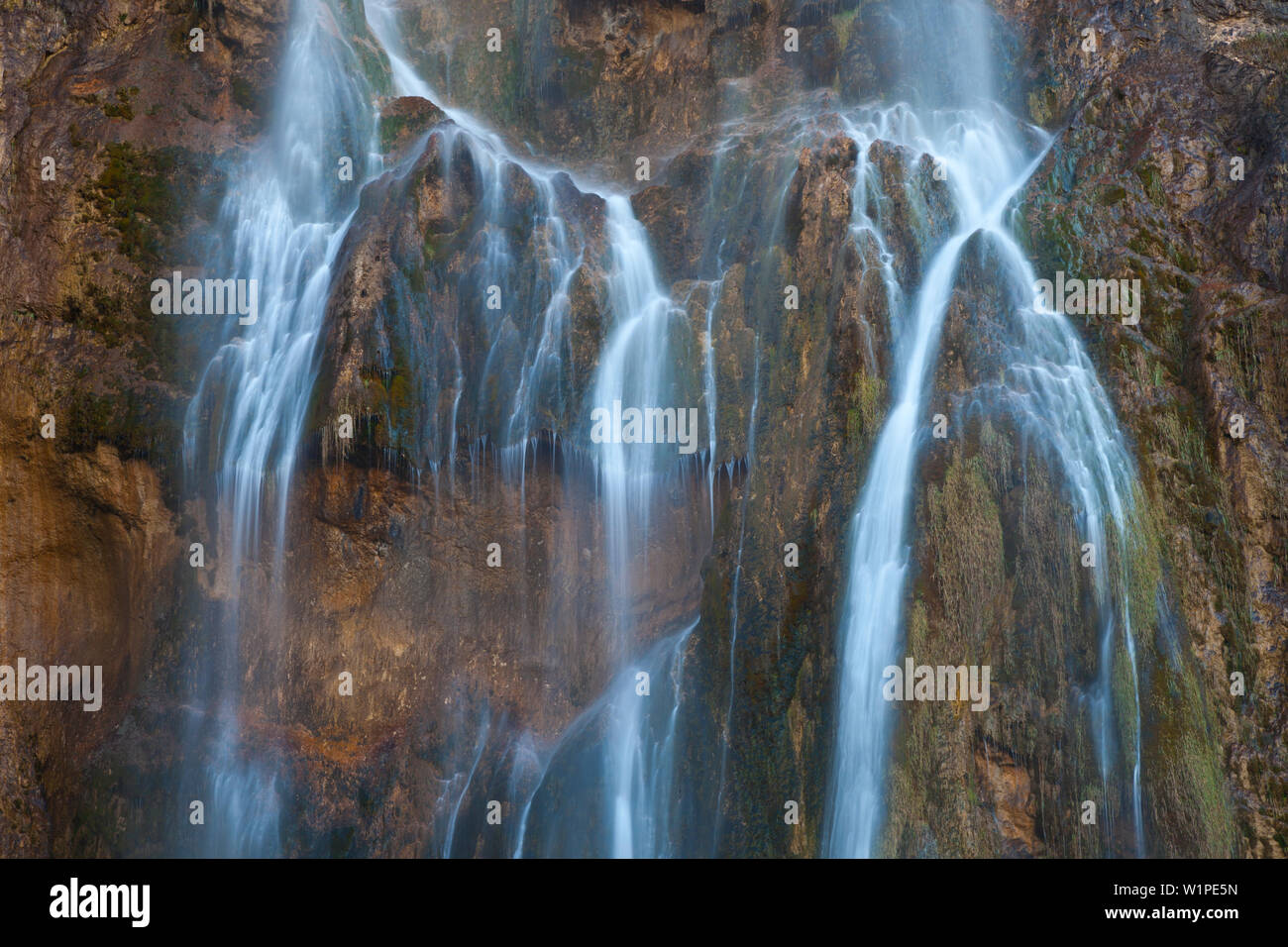 Plitvice lakes National Park, Lika region, Croacia, Europe Stock Photo ...