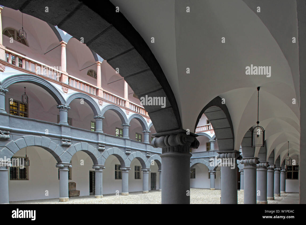 Courtyard, Alte Muenze, Munich, Bavaria, Germany Stock Photo - Alamy