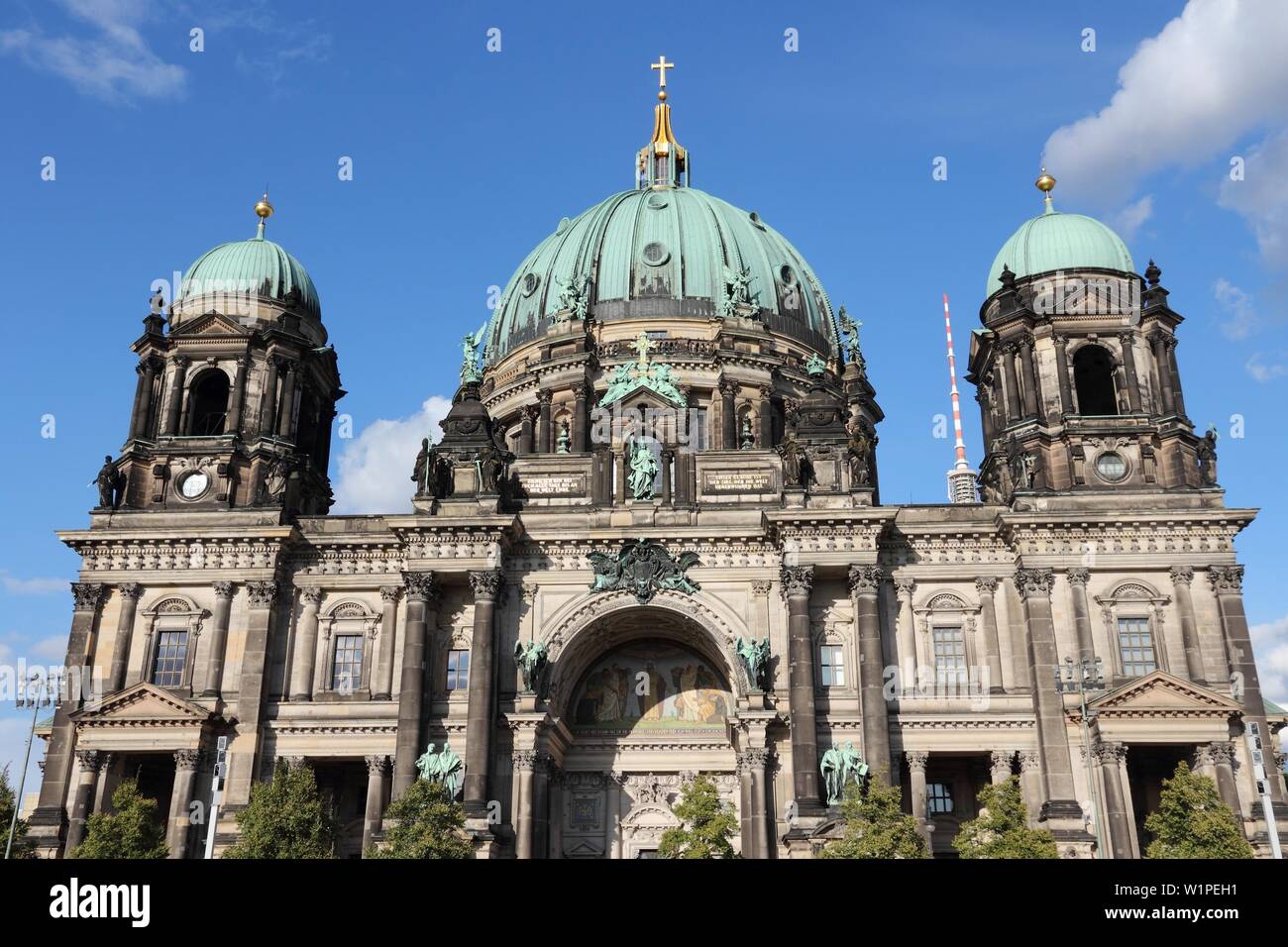 Berlin Cathedral, church in Germany. Capital city architecture Stock ...