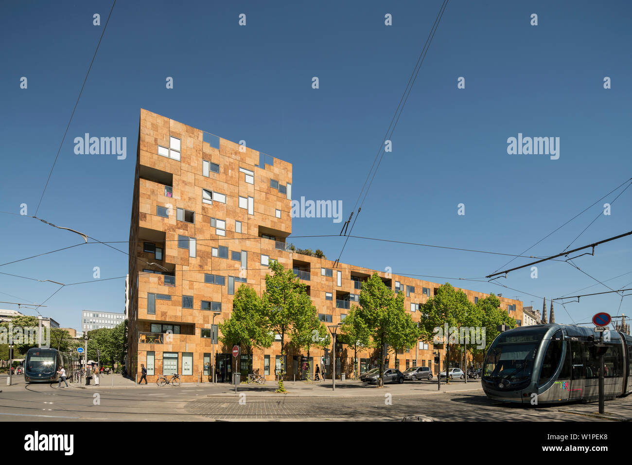 Modern architecture at Randstad Group building at the Cours Maréchal ...